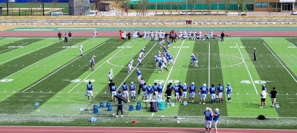 군위종합운동장 준공…젊음의 열기 '울려 퍼져'